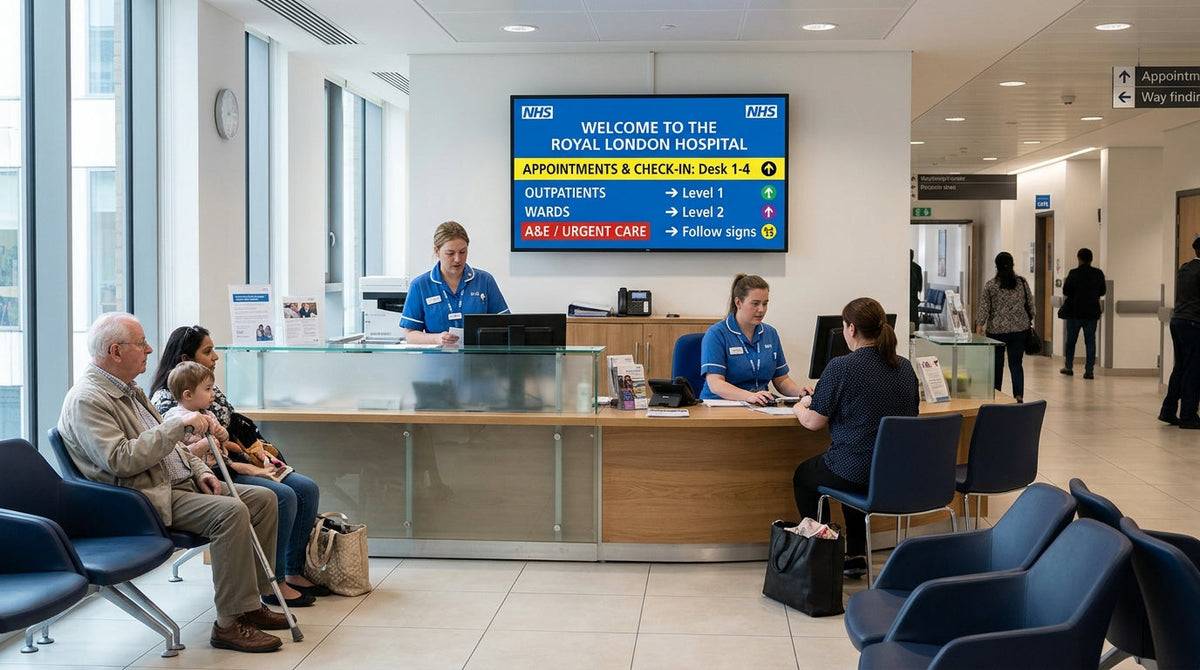 Digital Signage for Healthcare UK: The Complete 2026 Guide | Khazina D ...